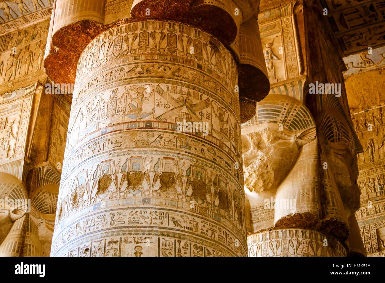 Temple of hathor dandarah hi-res stock photography and images - Alamy