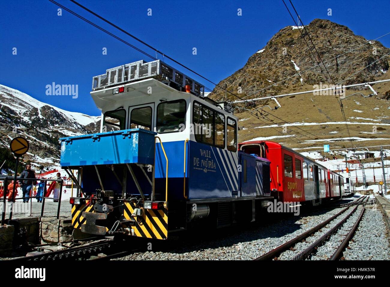 Núria valley railway hi-res stock photography and images - Alamy
