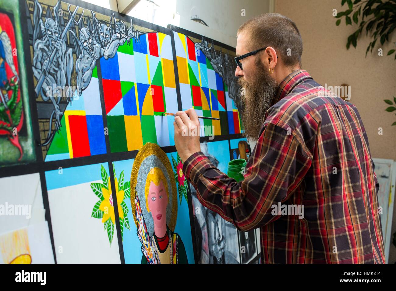 Rotterdam painter hi-res stock photography and images - Alamy
