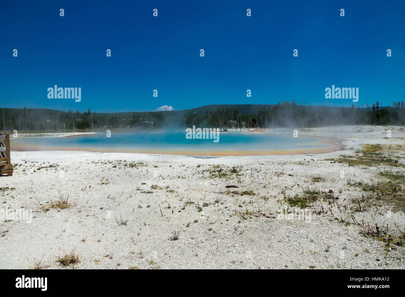 Black Sand Basin, Yellowstone National Park, Wyoming, USA Stock Photo ...