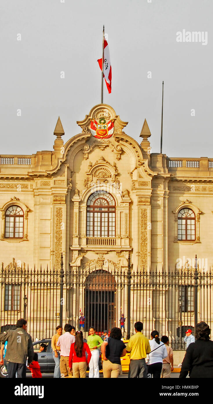 presidential palace Lima, Peru Stock Photo - Alamy