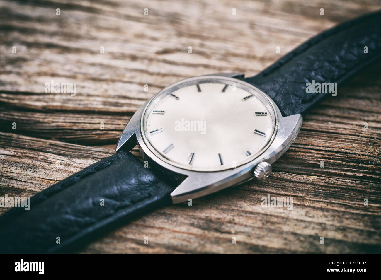 Silver watch on man hand hi-res stock photography and images - Alamy