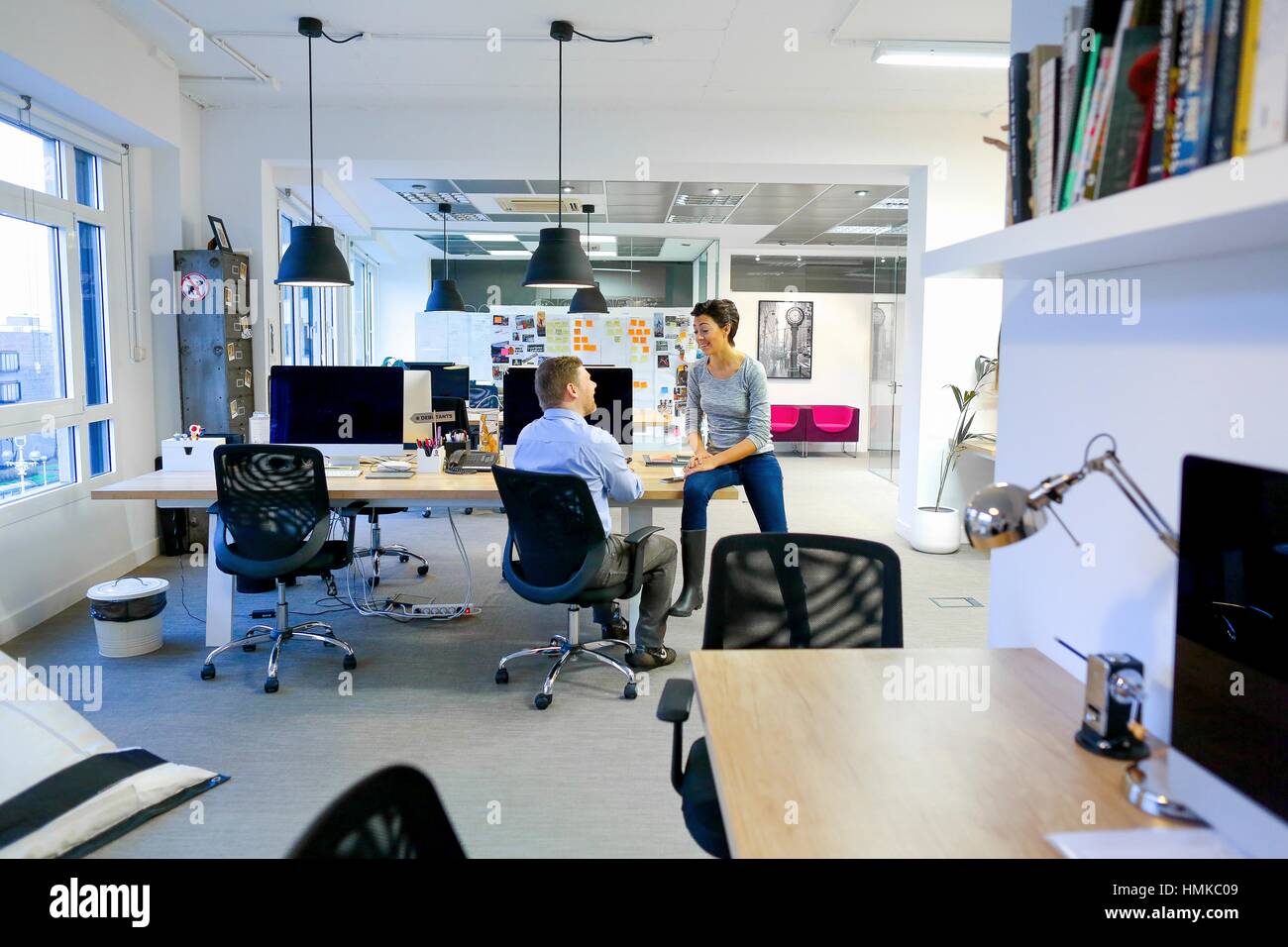 Advertising agency office interior hi-res stock photography and images ...