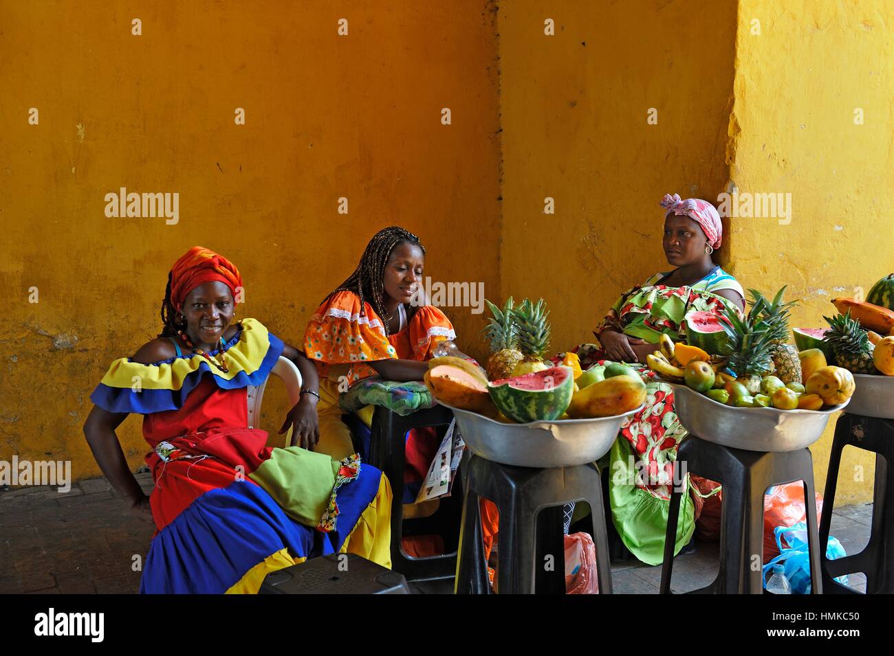 Creole woman fruit hi-res stock photography and images - Alamy