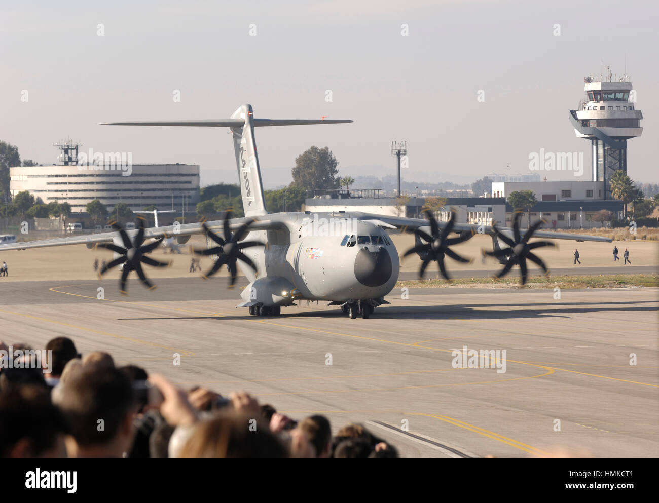 Military Aircraft Four Engine Propellor High Resolution Stock ...