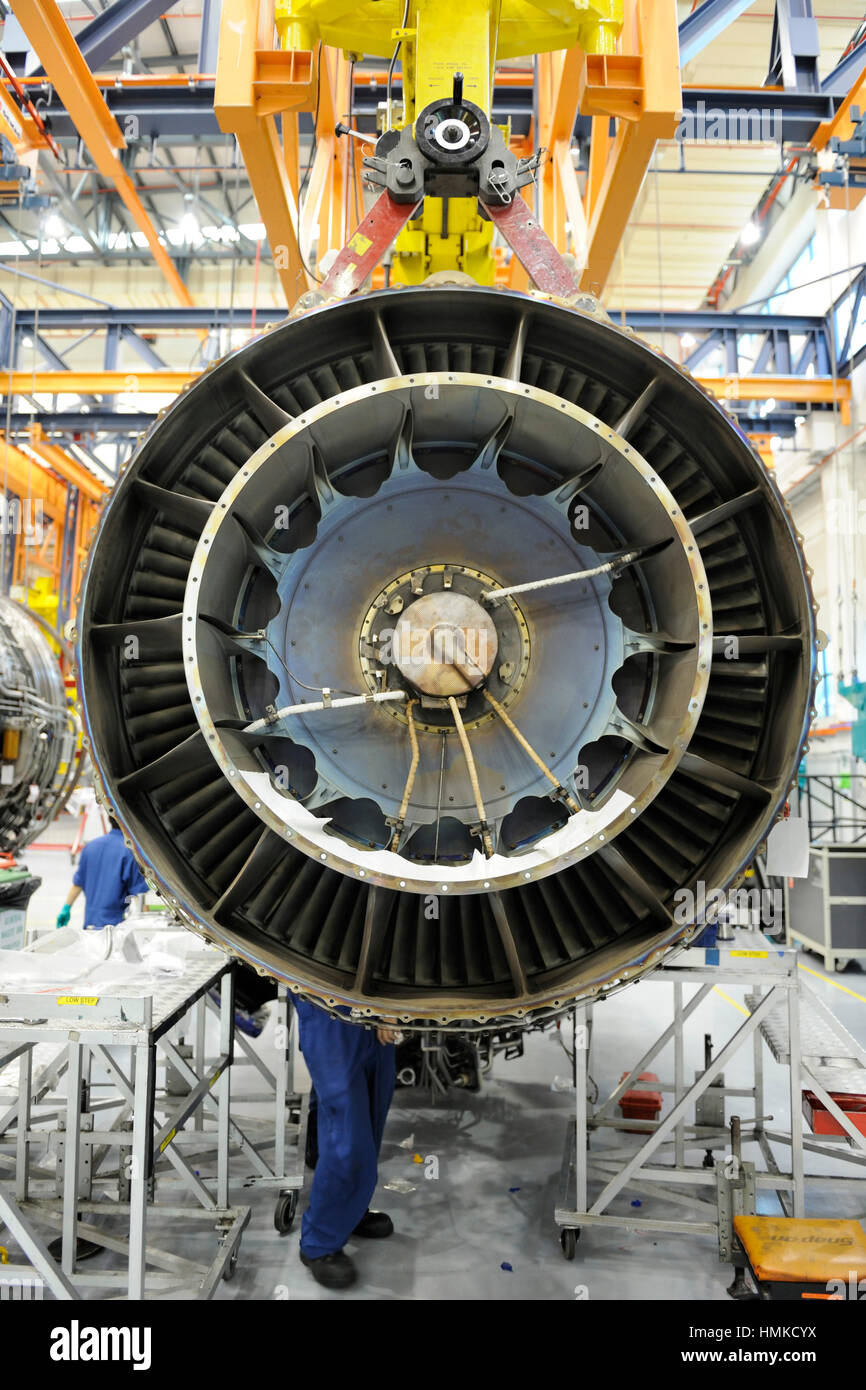 Rolls-Royce Trent 900 jet aero-engine maintenance and overhaul at SAESL ...