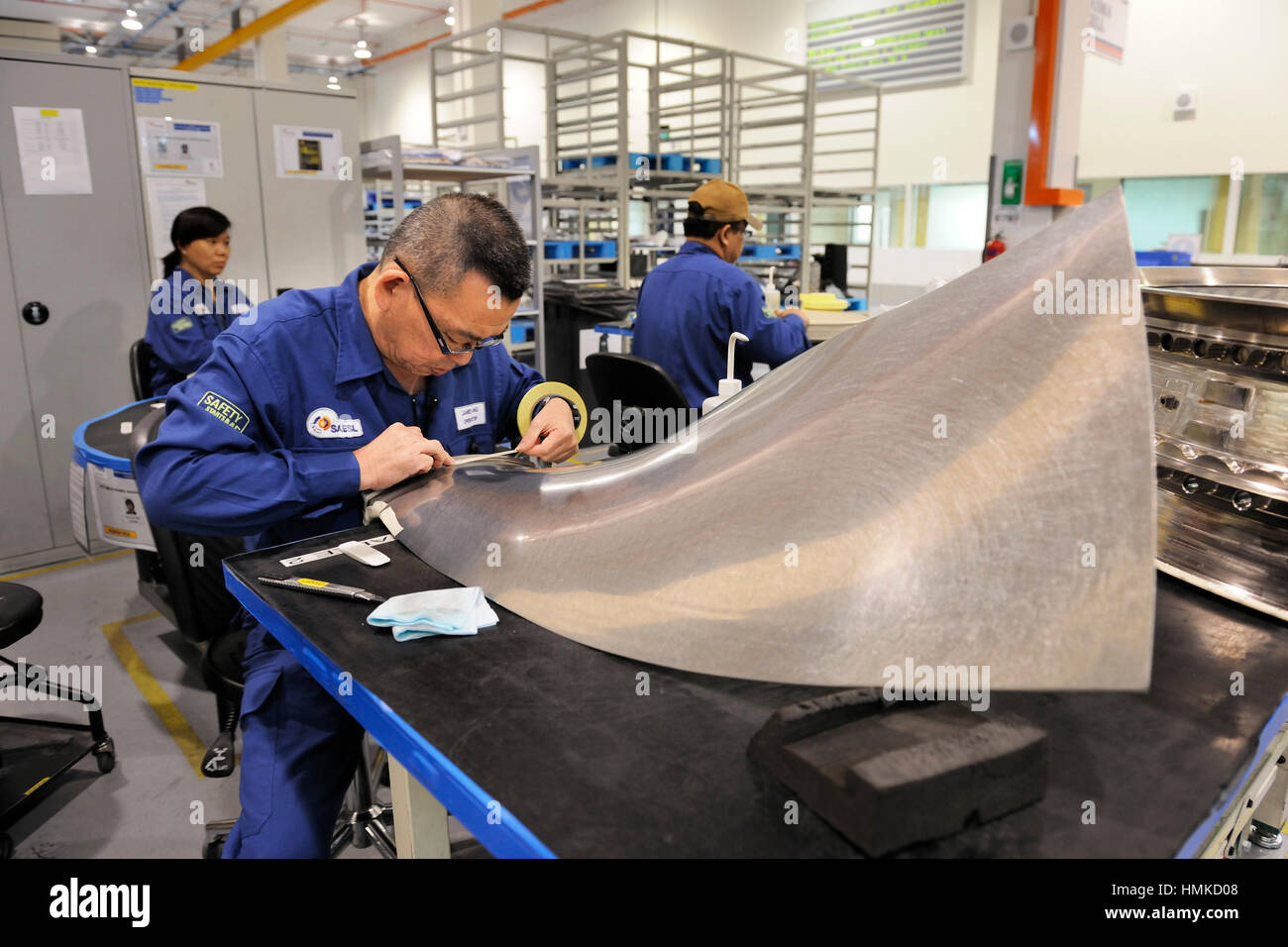Rolls-Royce Trent jet aero-engine maintenance and overhaul at SAESL ...