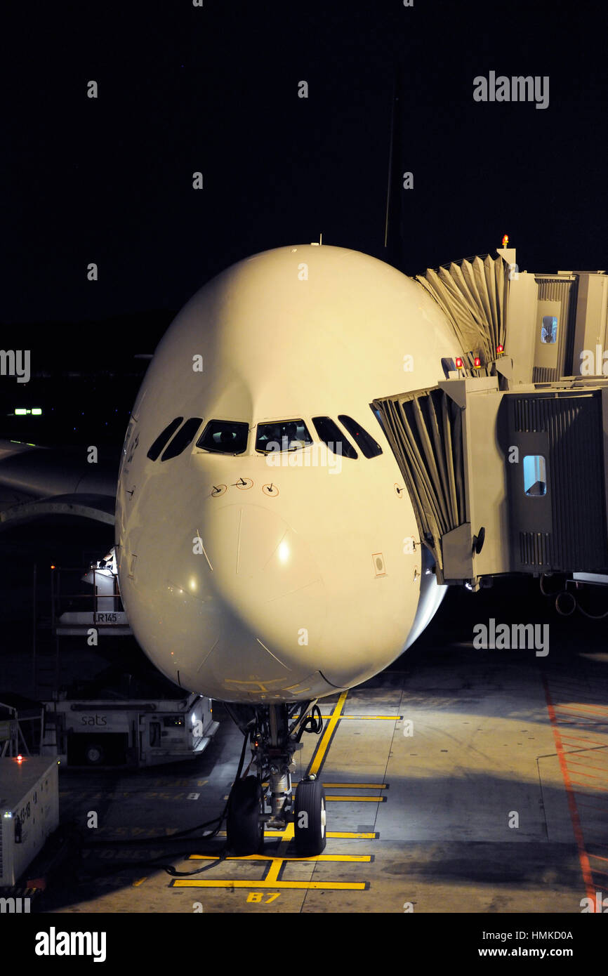 Airbus A380 Night High Resolution Stock Photography and Images - Alamy