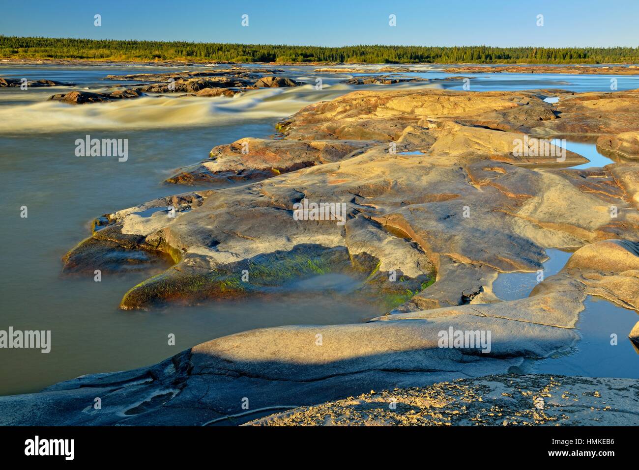 Rapids Drowned On Slave River High Resolution Stock Photography and ...