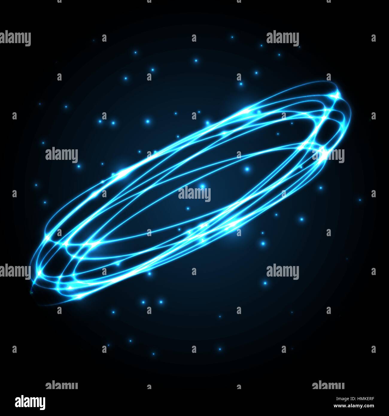 Abstract blue plasma background with ovals, stock vector Stock Vector ...