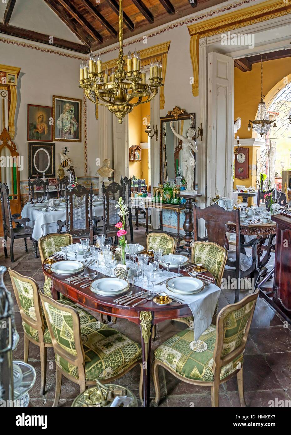 Interior of a ´paladar´, Trinidad, province of Sancti Spiritus, Cuba ...