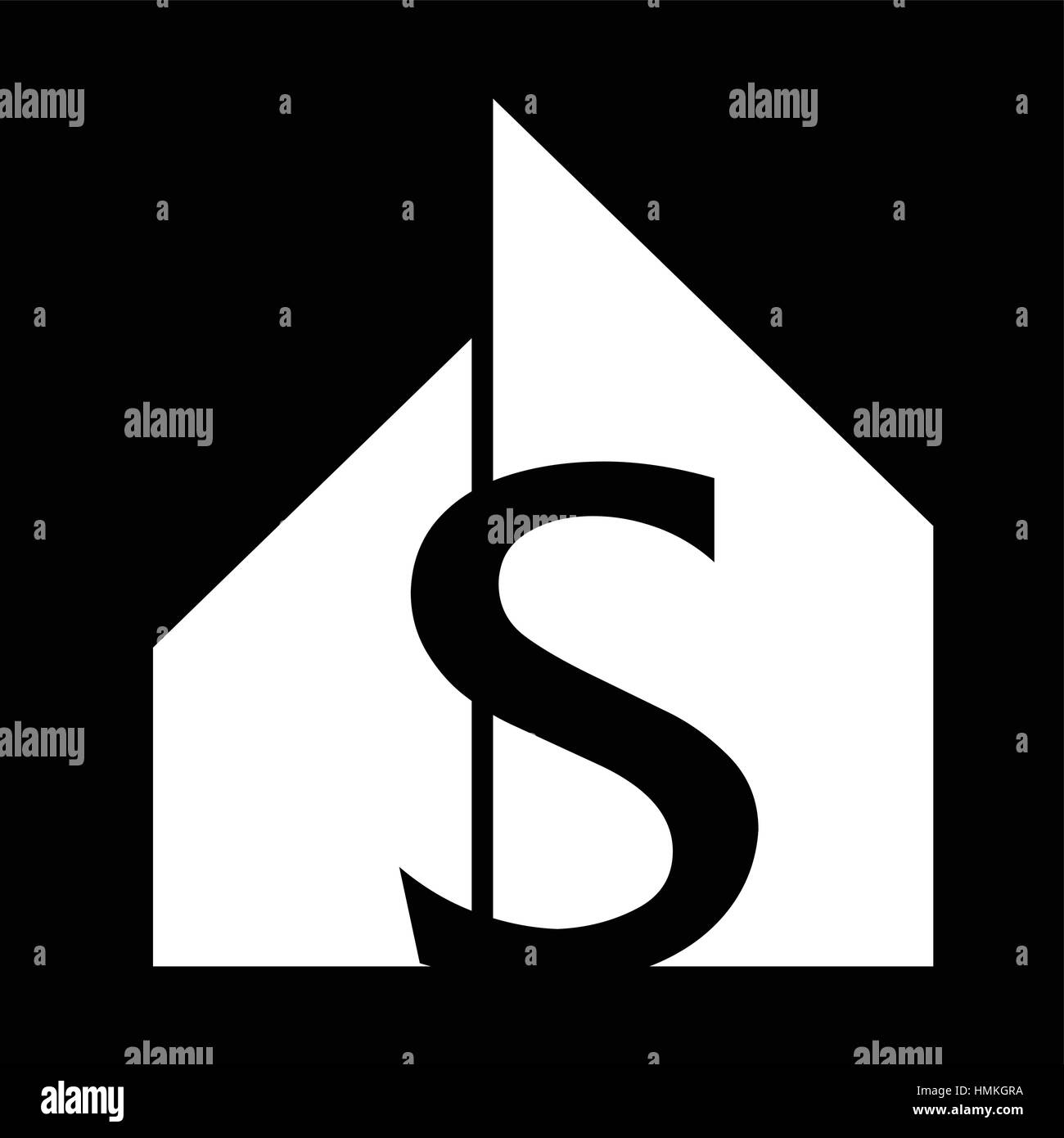 Real Estate Letter S Stock Vector Image & Art - Alamy