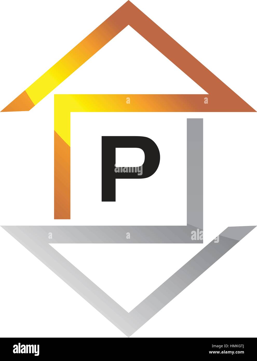 Real Estate Letter P Stock Vector Image & Art - Alamy