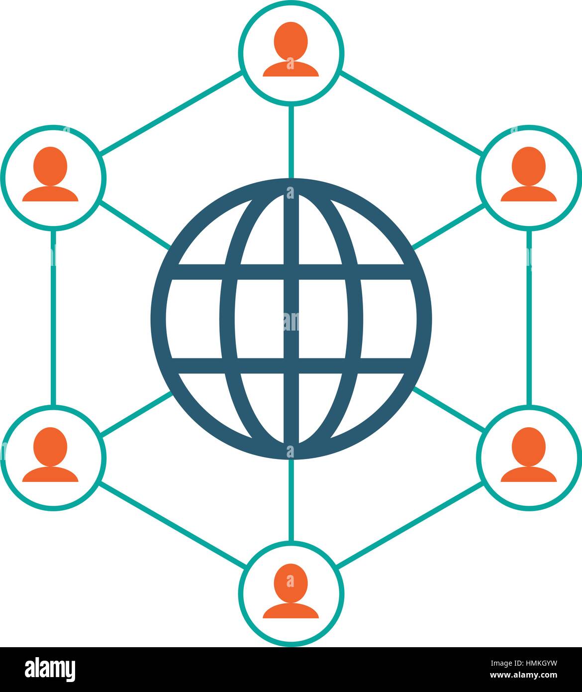 globe connected community communication Stock Vector Image & Art - Alamy