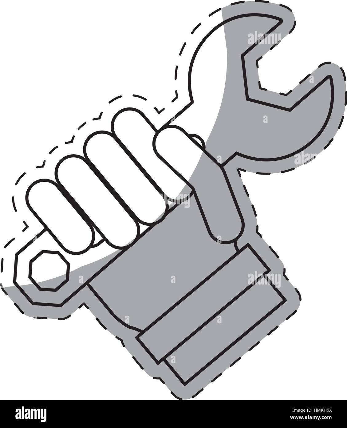 tools repair service emblem image sticker vector illustration design ...