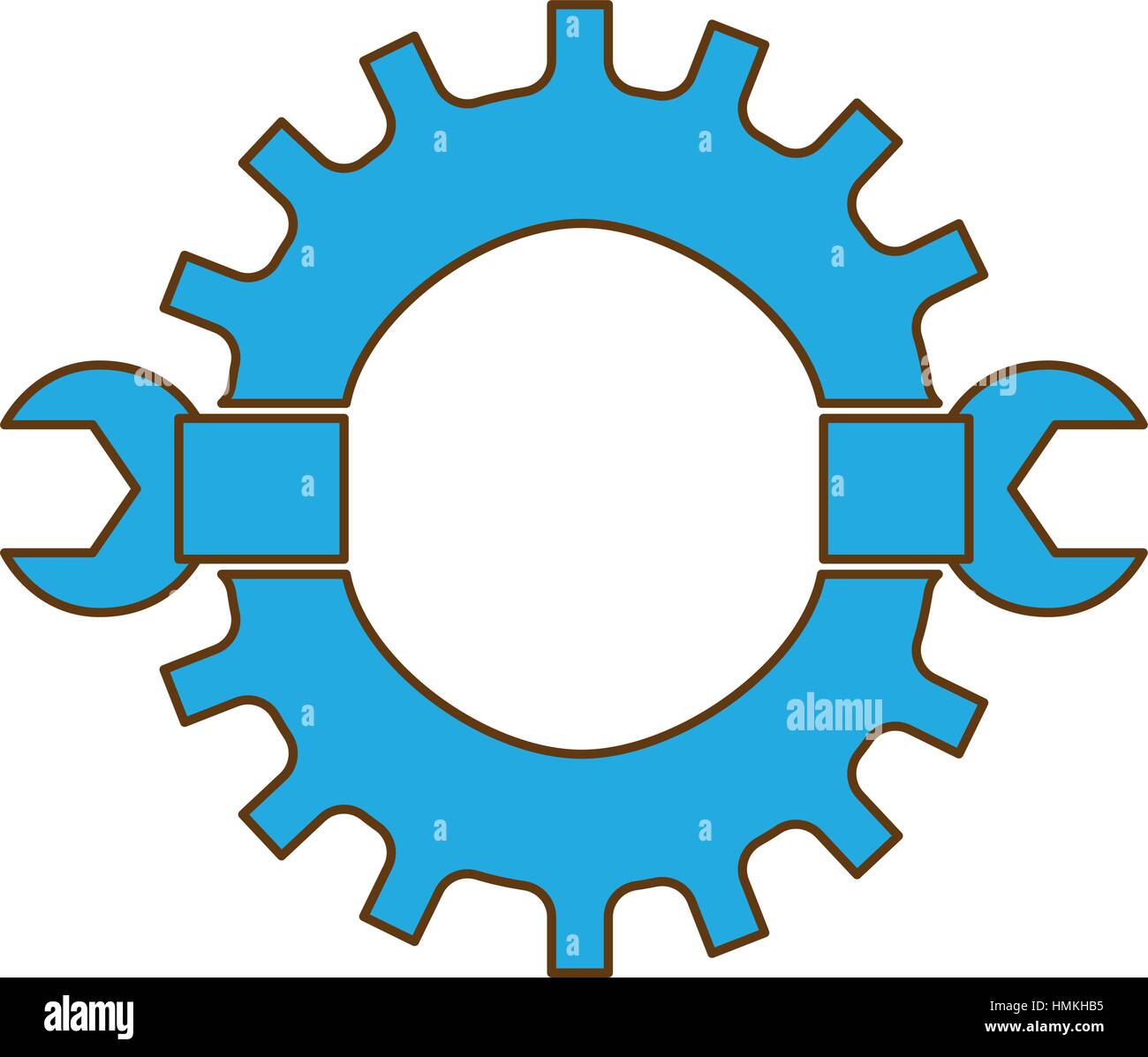 technical workshop stock emblem icon, vector illustration image Stock ...