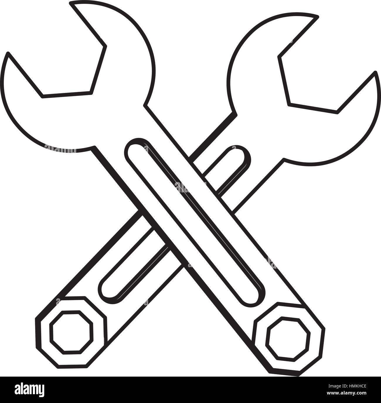 technical workshop stock emblem icon, vector illustration image Stock ...