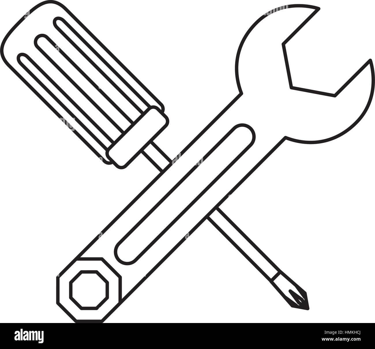 technical workshop stock emblem icon, vector illustration image Stock ...
