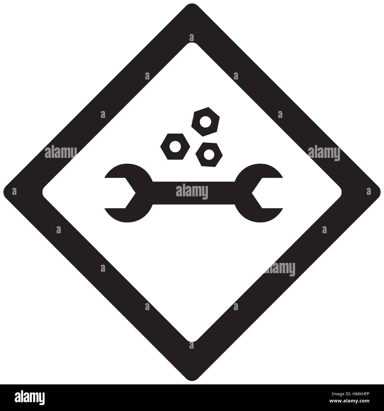 technical workshop stock emblem icon, vector illustration image Stock ...