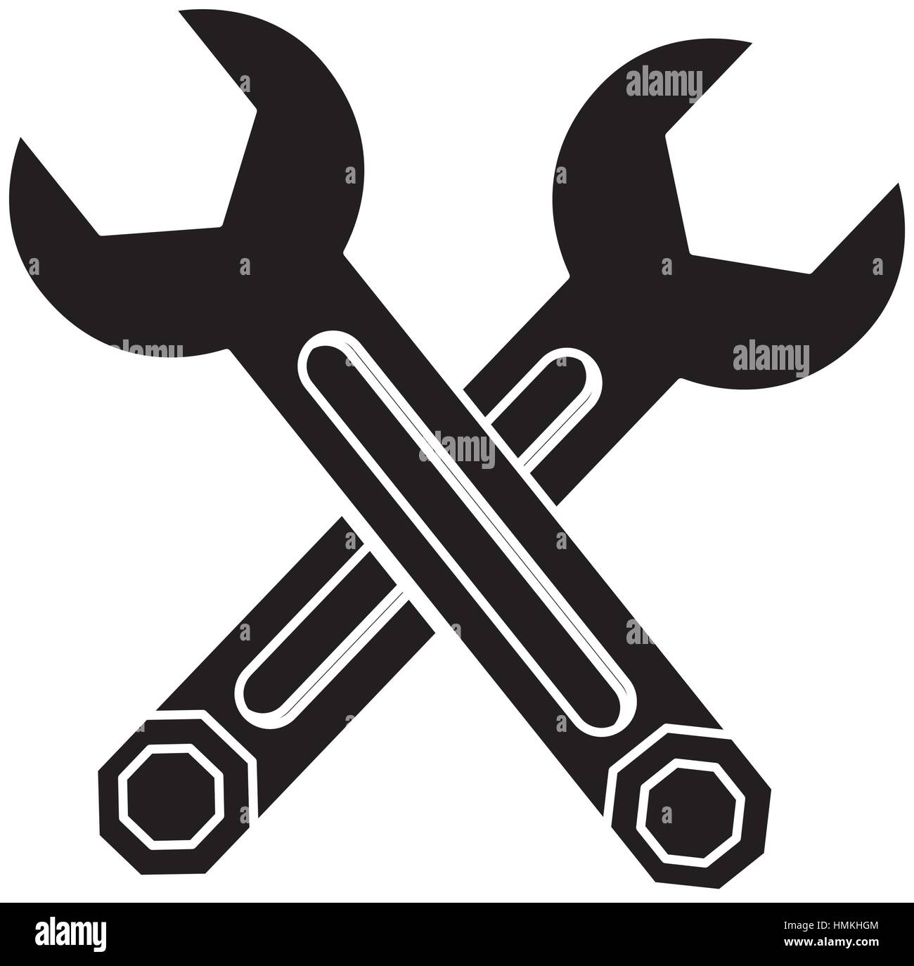technical workshop stock emblem icon, vector illustration image Stock ...