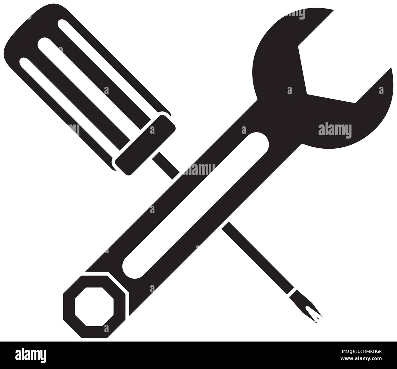 technical workshop stock emblem icon, vector illustration image Stock ...