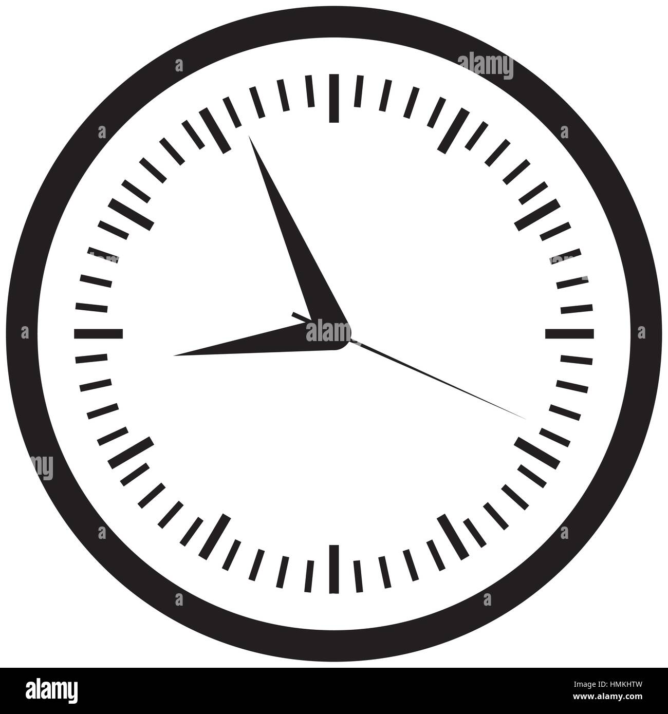 round wall clock icon image vector illustration design Stock Vector ...