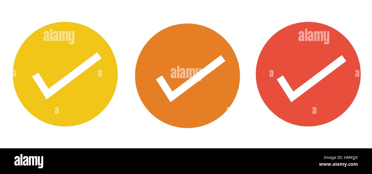 Check mark vector Cut Out Stock Images & Pictures - Alamy