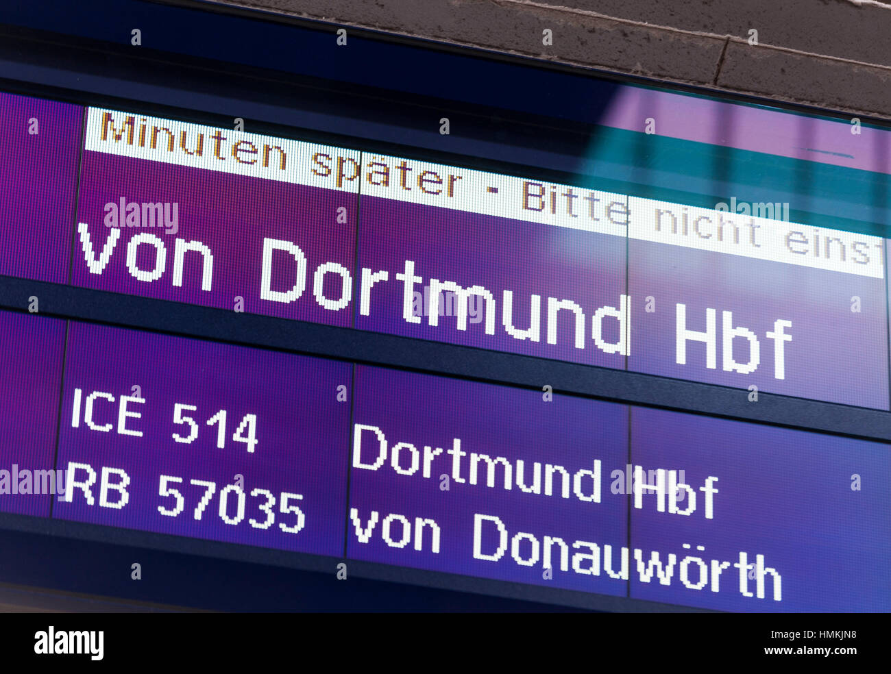 Display Board Deutsche Bahn Train Stock Photos & Display Board Deutsche ...