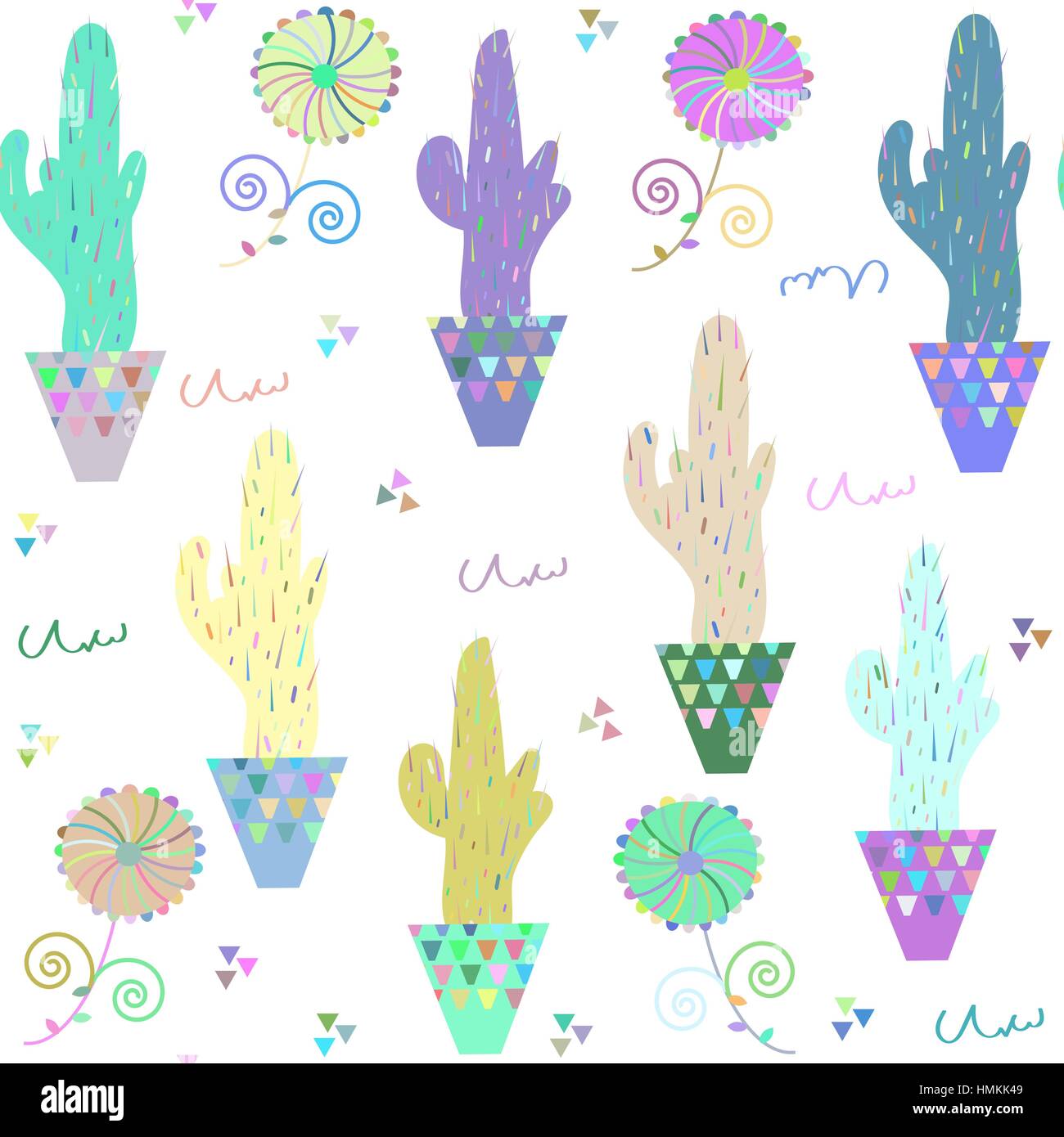 Cactus thorn pattern Stock Vector Images - Alamy