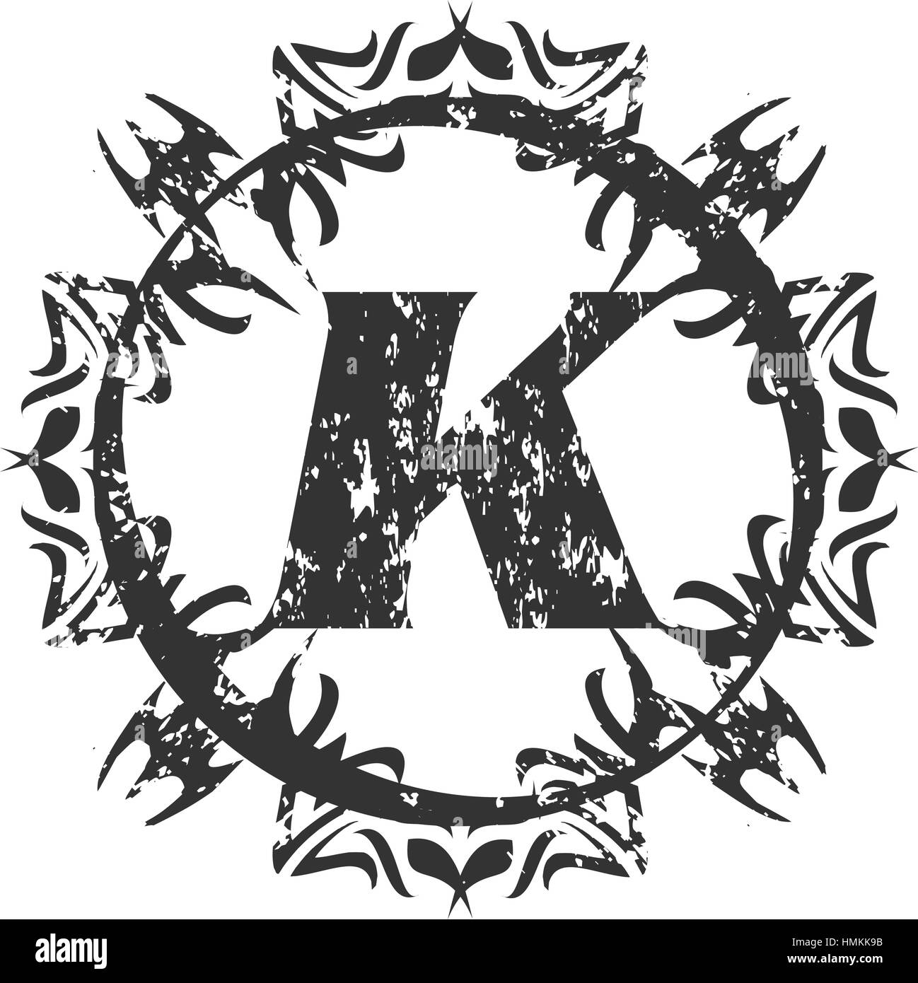 Letter K Black and White Stock Photos & Images - Alamy