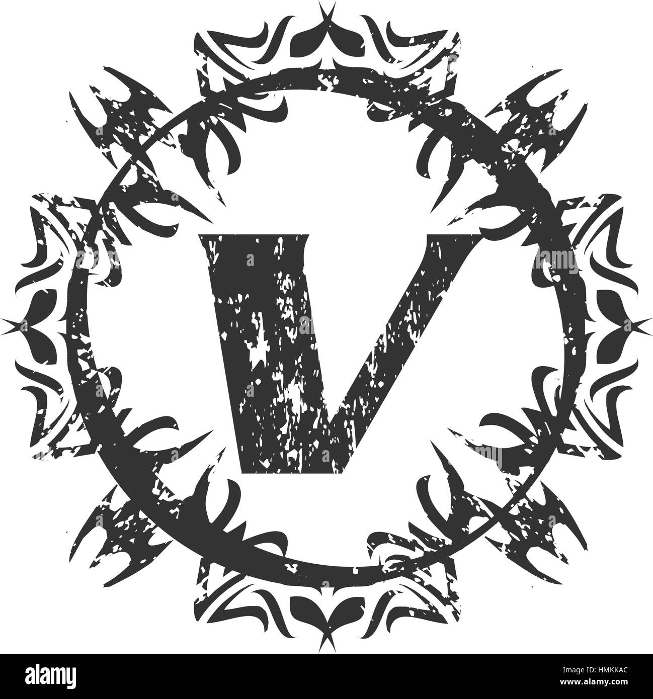 Letter V Stock Vector Images - Alamy