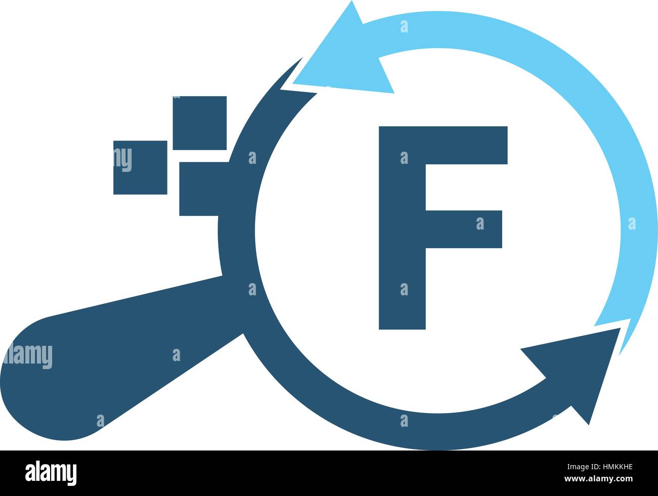 Solutions Apps Searching Initial F Stock Vector Image & Art - Alamy