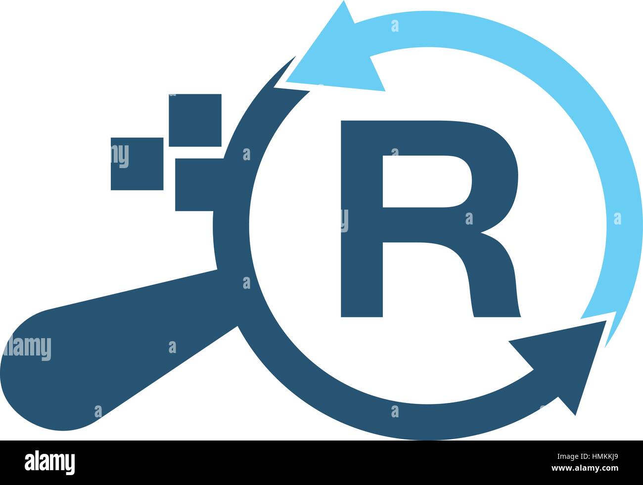 Solutions Apps Searching Initial R Stock Vector Image & Art - Alamy