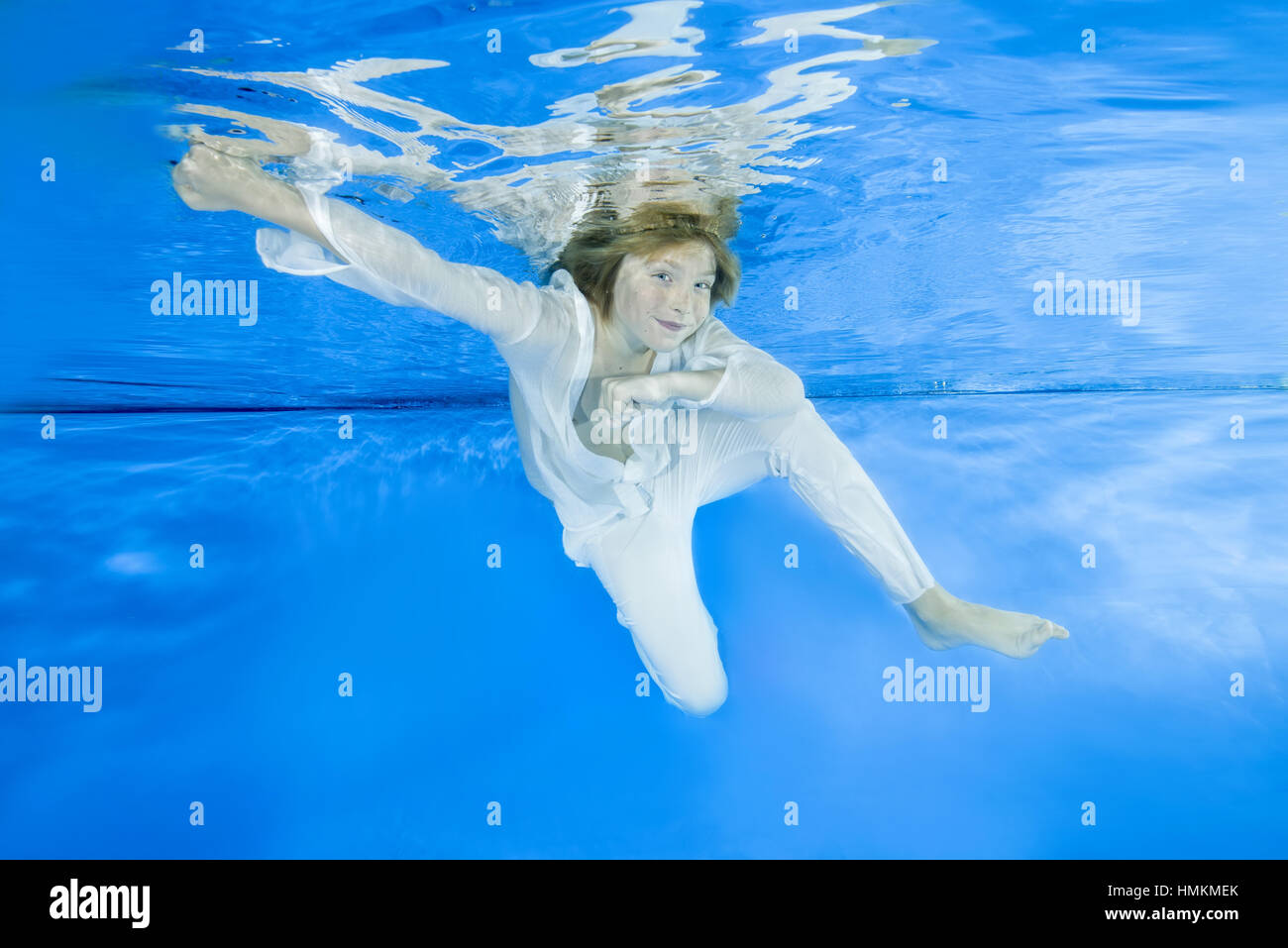 Male model in swimming pool hi-res stock photography and images - Alamy