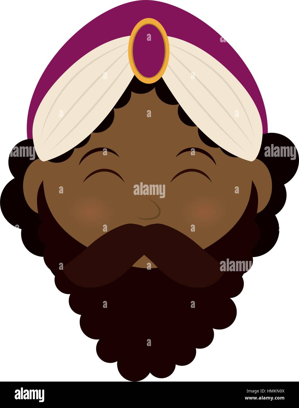 Three wise man cartoon icon vector illustration graphic design Stock ...