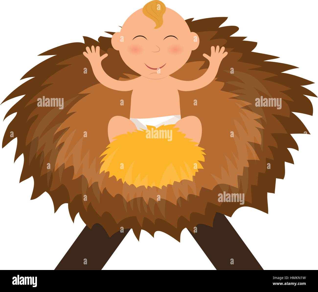Baby jesus cartoon icon vector illustration graphic design Stock Vector ...