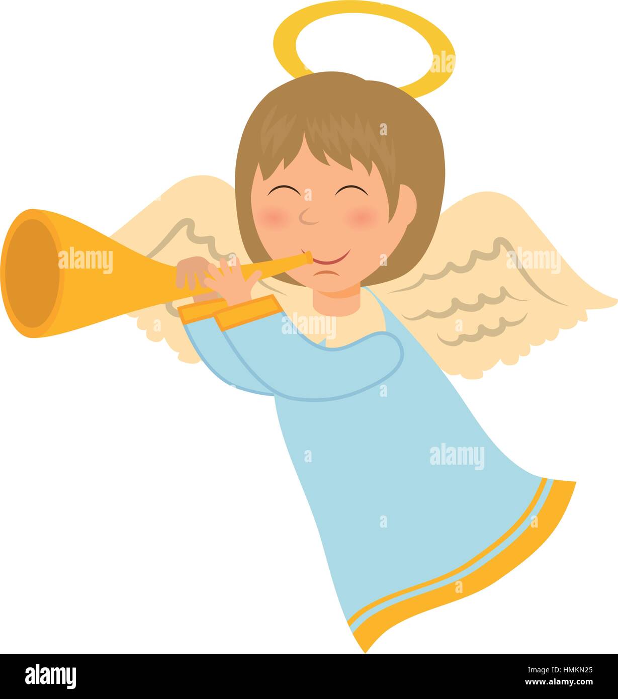 Cute angel cartoon icon vector illustration graphic design Stock Vector ...