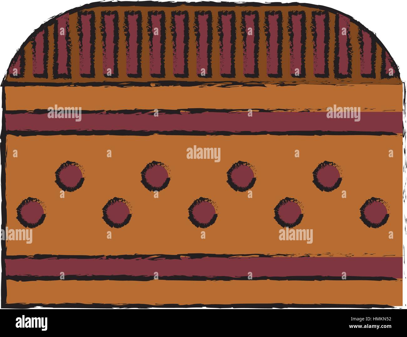 Gold box present icon vector illustration graphic design Stock Vector ...