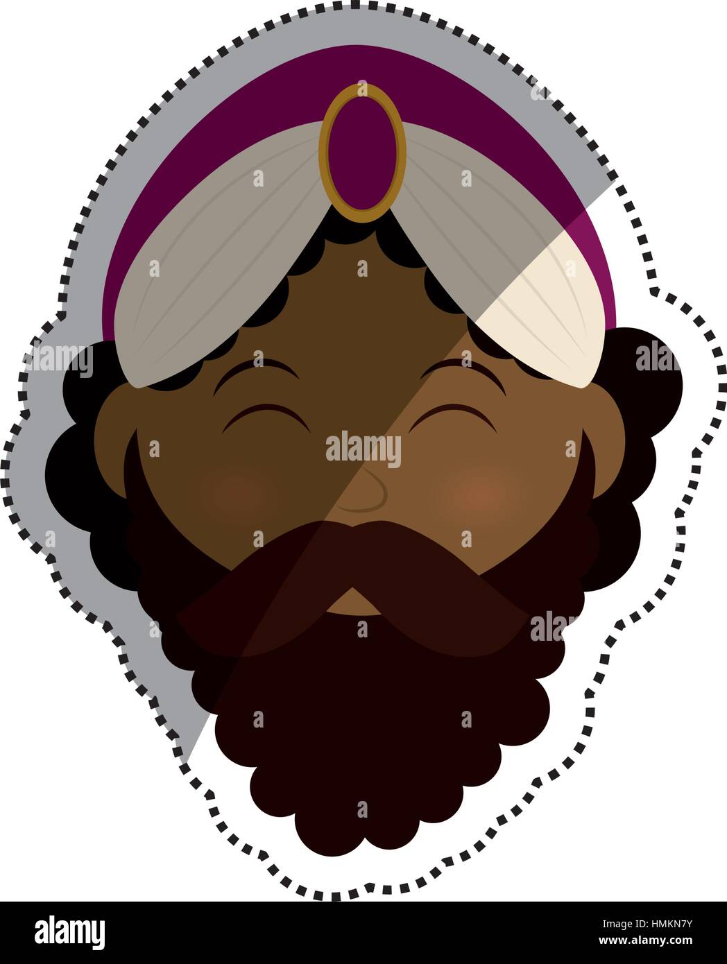 Three wise man cartoon icon vector illustration graphic design Stock ...