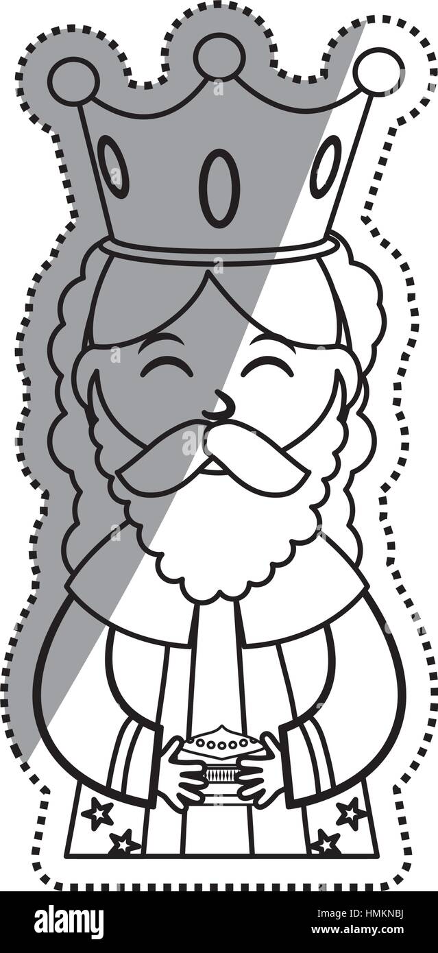 Three wise man cartoon icon hi-res stock photography and images - Alamy