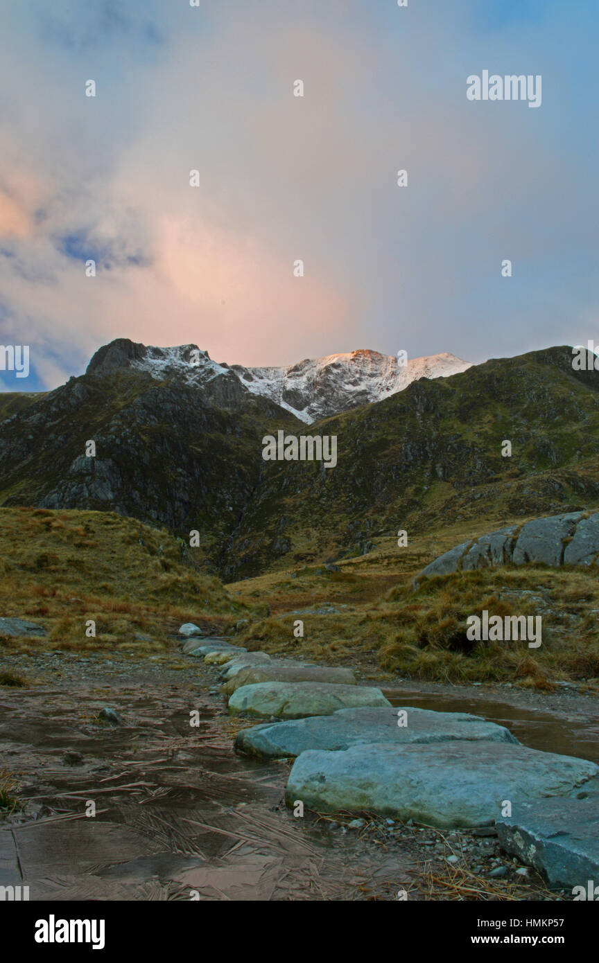 Cwm Idwall Ogwen Valley Stock Photo - Alamy