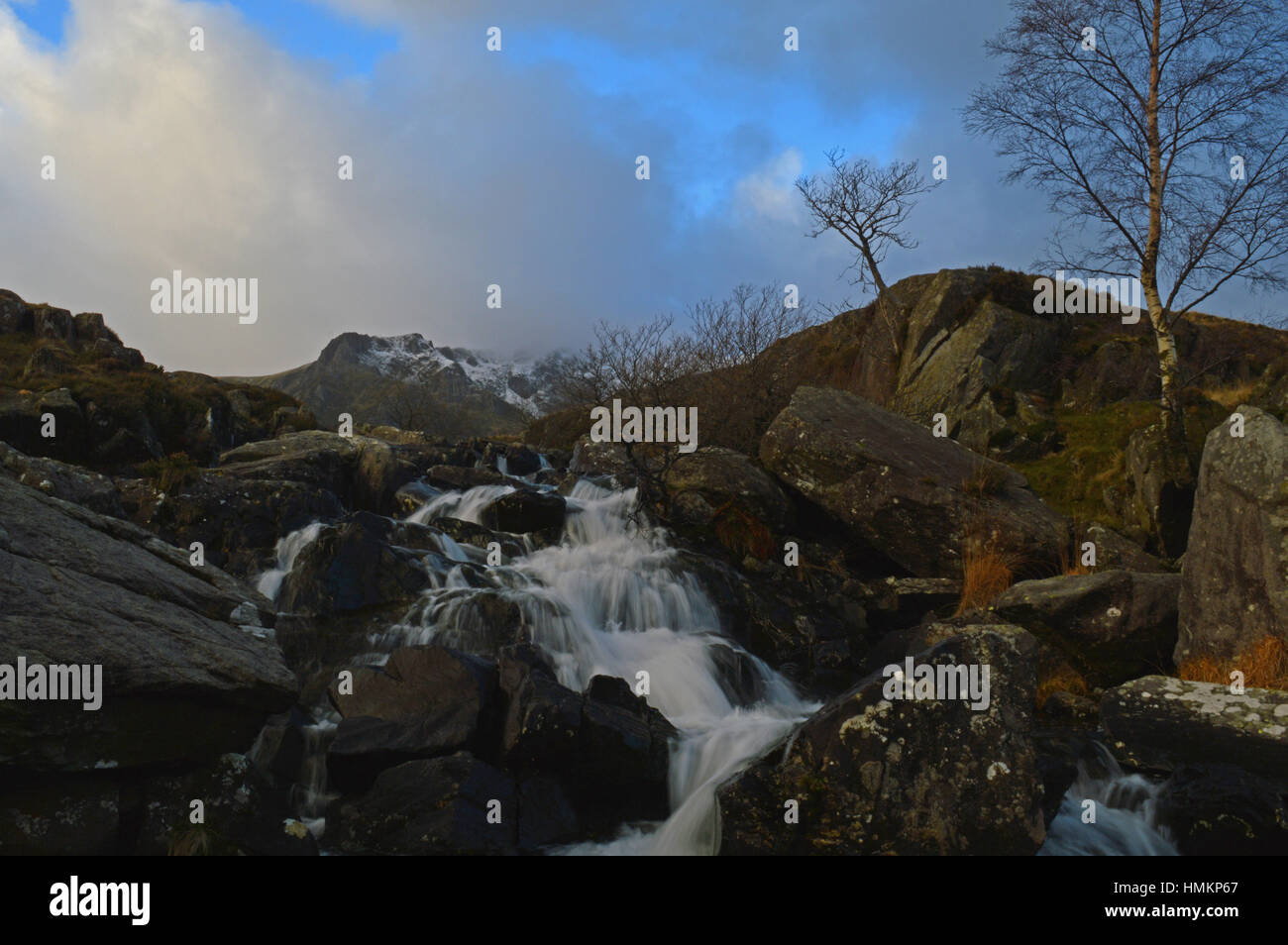 Cwm Idwall Ogwen Valley Stock Photo - Alamy