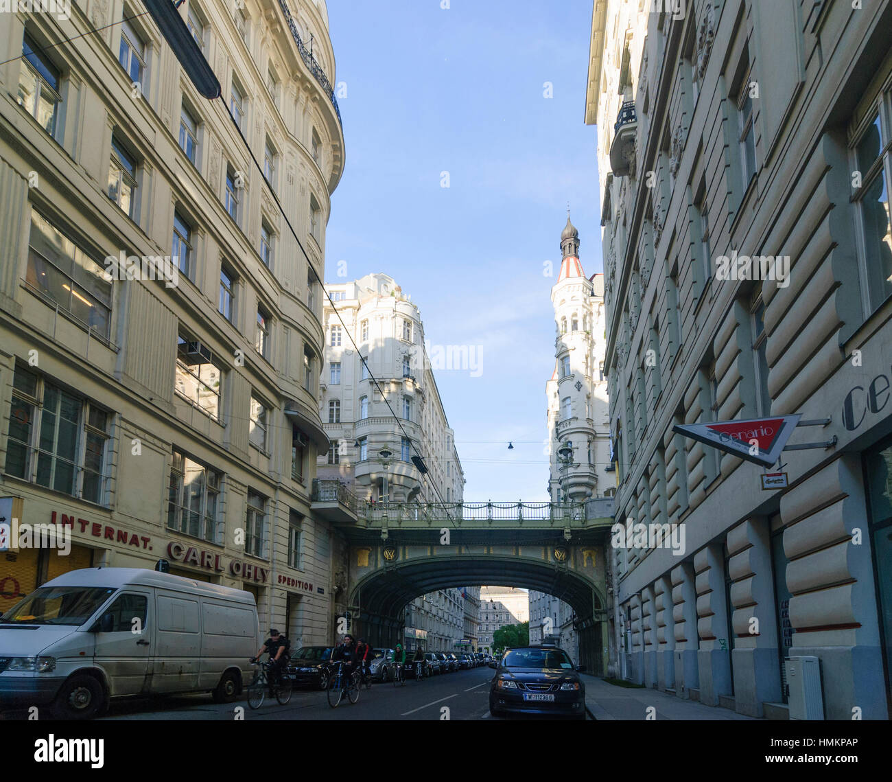 Wien, Vienna: bridge Hohe Brücke, 01. Old Town, Wien, Austria Stock ...