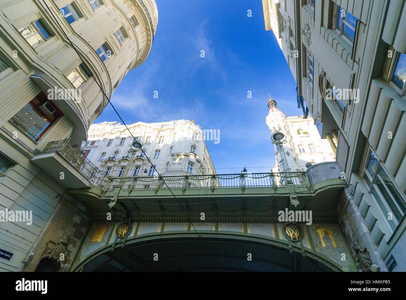 Wien, Vienna: bridge Hohe Brücke, 01. Old Town, Wien, Austria Stock ...