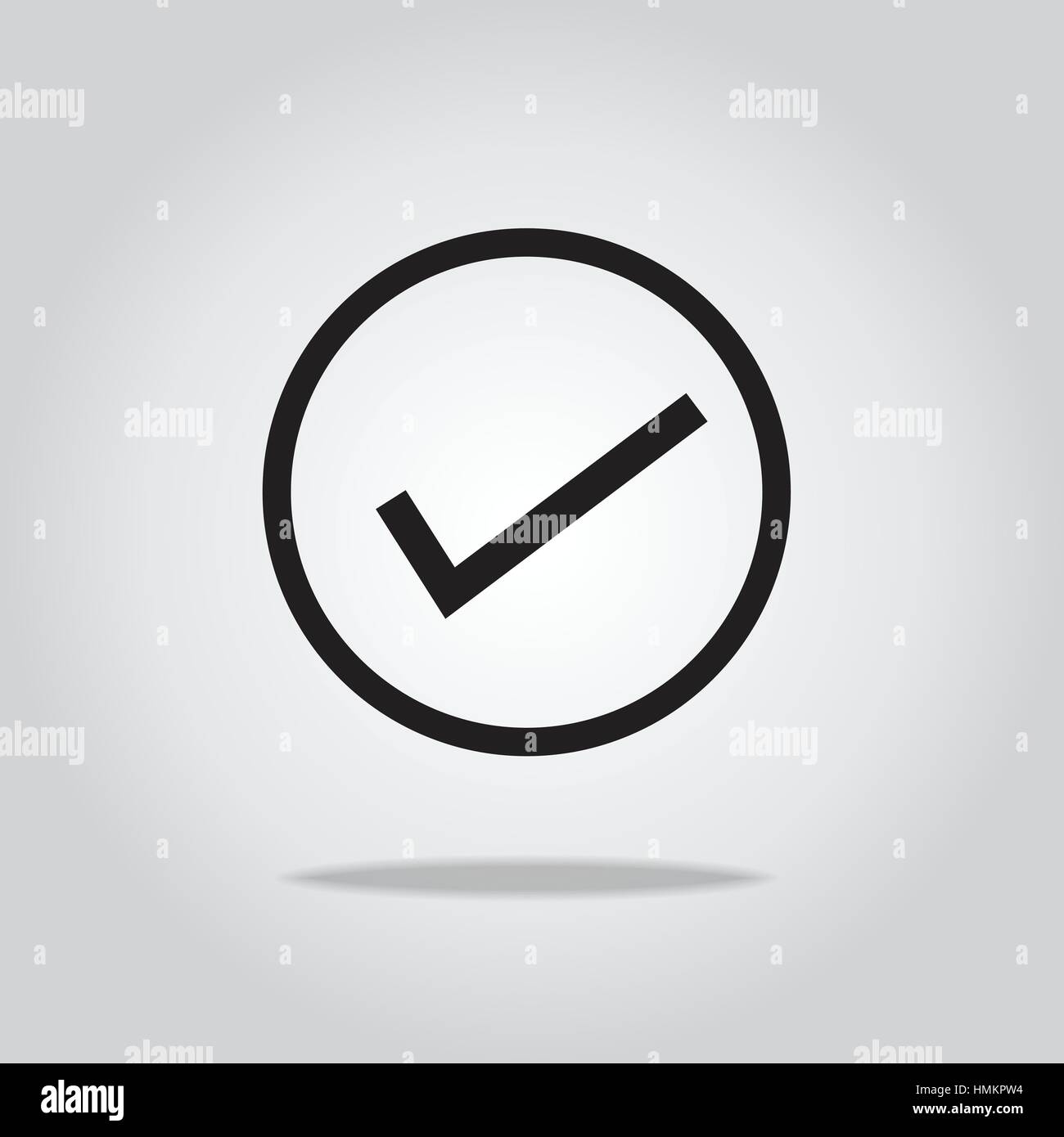 check mark vector icon Stock Vector Image & Art - Alamy