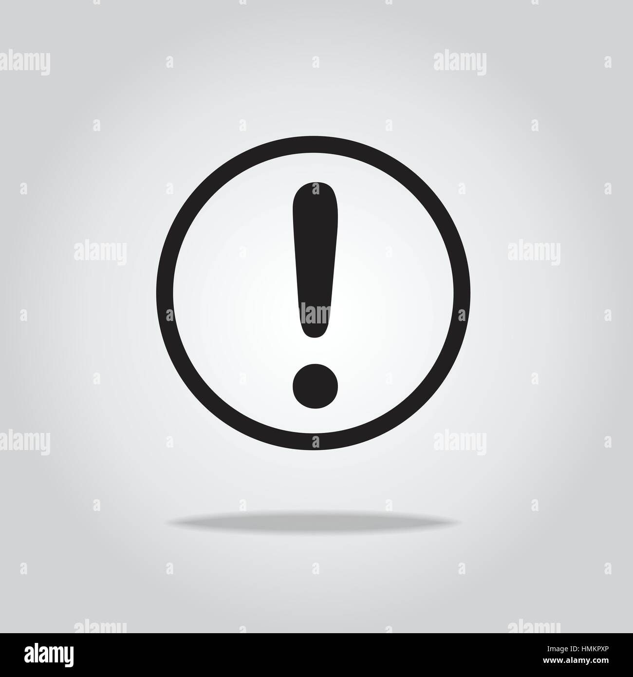 Warning icon vector hi-res stock photography and images - Alamy