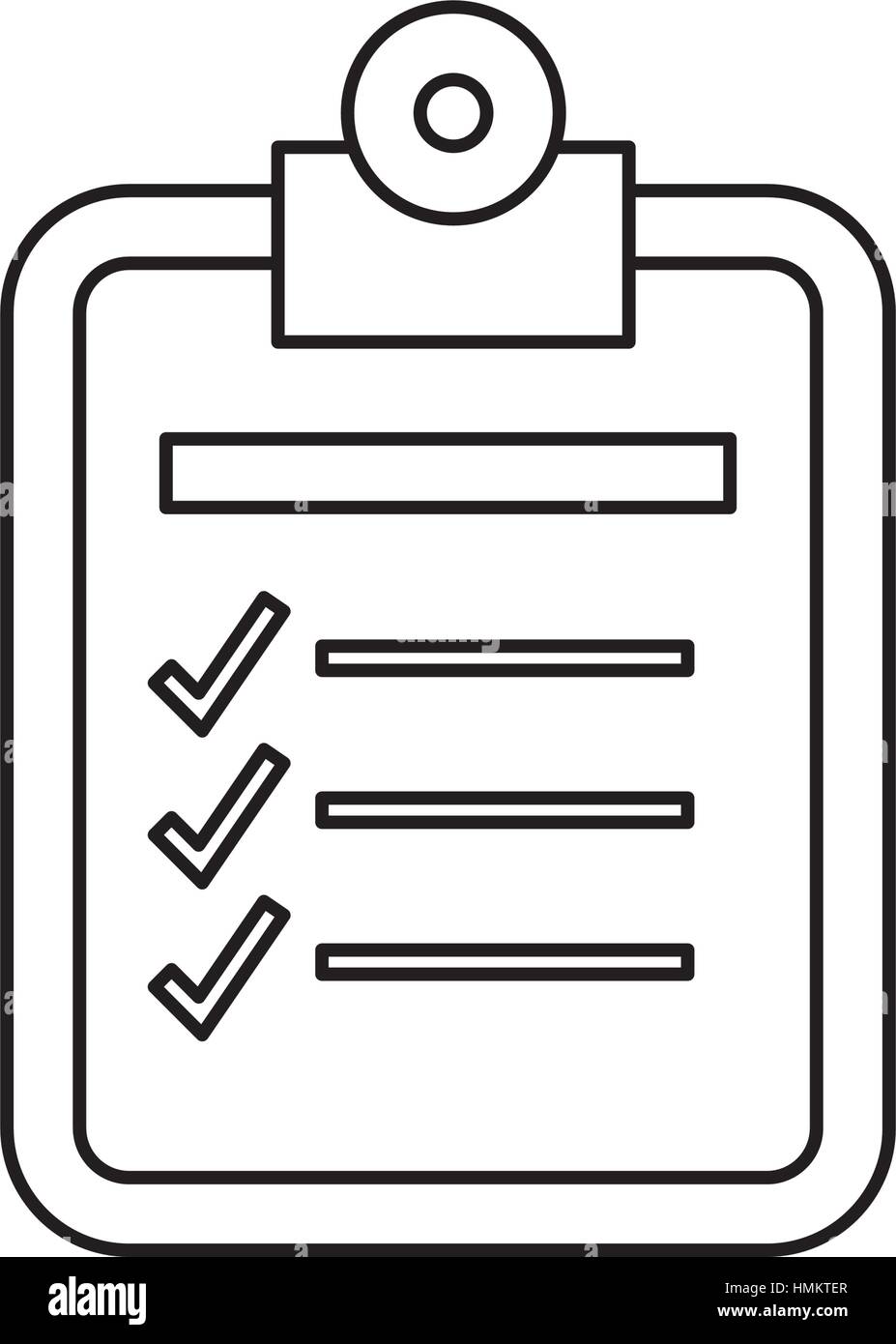 Checklist document sheet icon vector illustration graphic design Stock ...