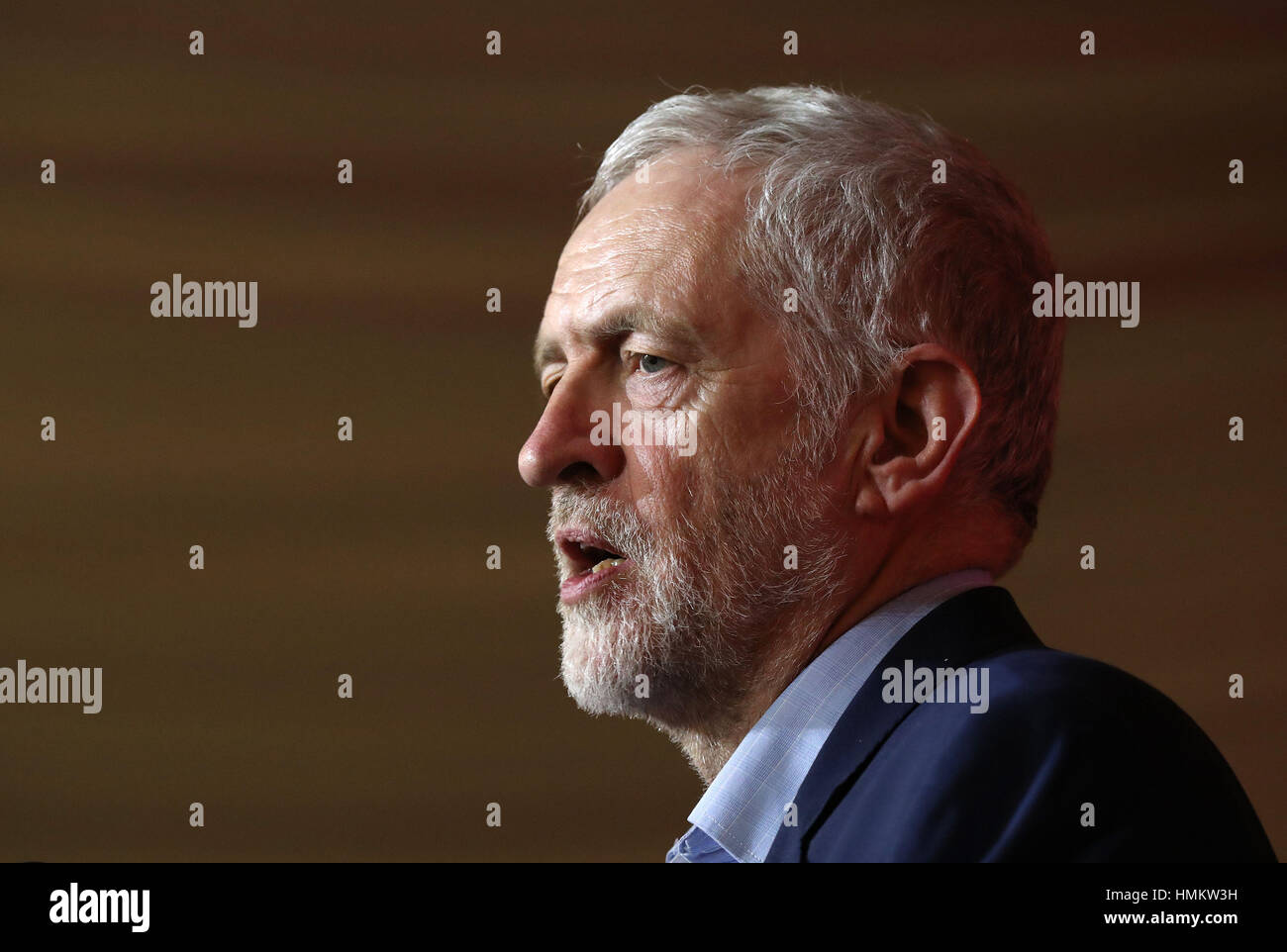 Labour party leader Jeremy Corbyn speaks during the Labour economic ...