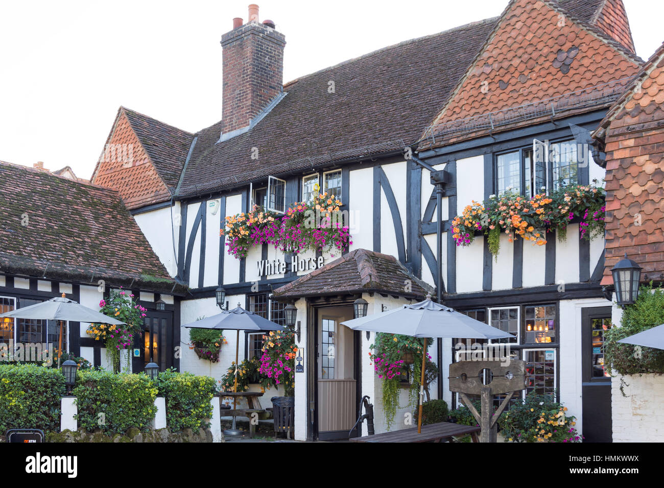 17th century White Horse Inn, Shere Lane, Shere, Surrey, England ...