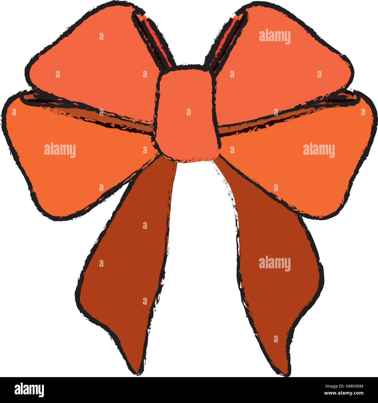 decorative ribbon bow icon vector illustration graphic design Stock ...